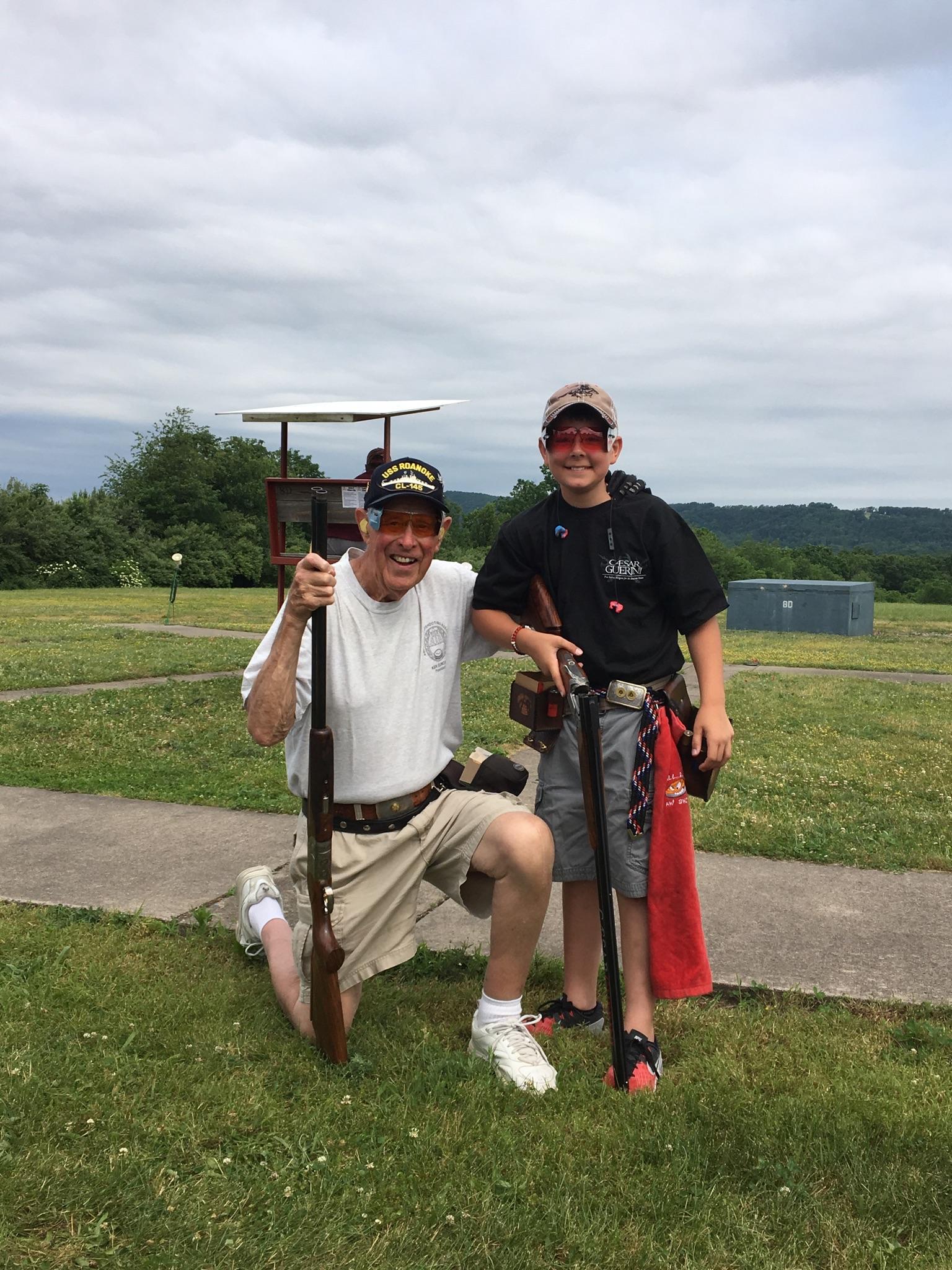 Eleven-year-old Joseph Breck IV broke his first 100 during the class ...